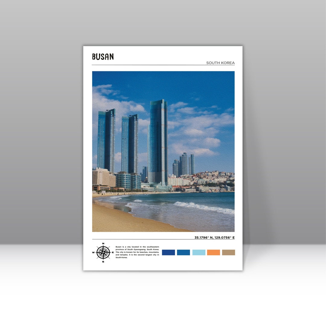 Busan Digital Download, Busan Poster Print, Busan Poster, Busan Print ...