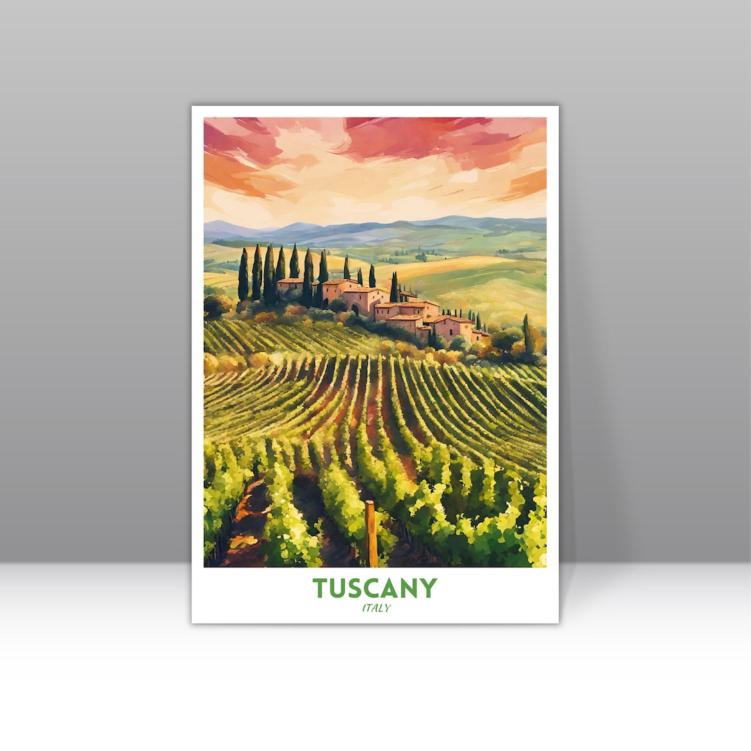 Tuscany Digital Download, Tuscany Poster Print, Tuscany Wall Art ...