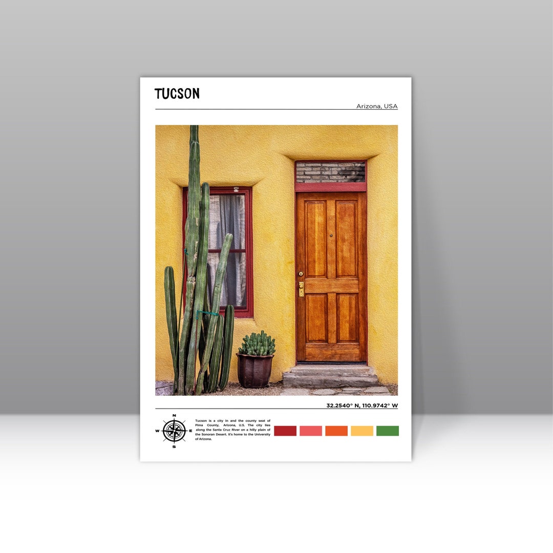 Tucson Print, Tucson Wall Art, Tucson Poster, Tucson Photo, Tucson ...
