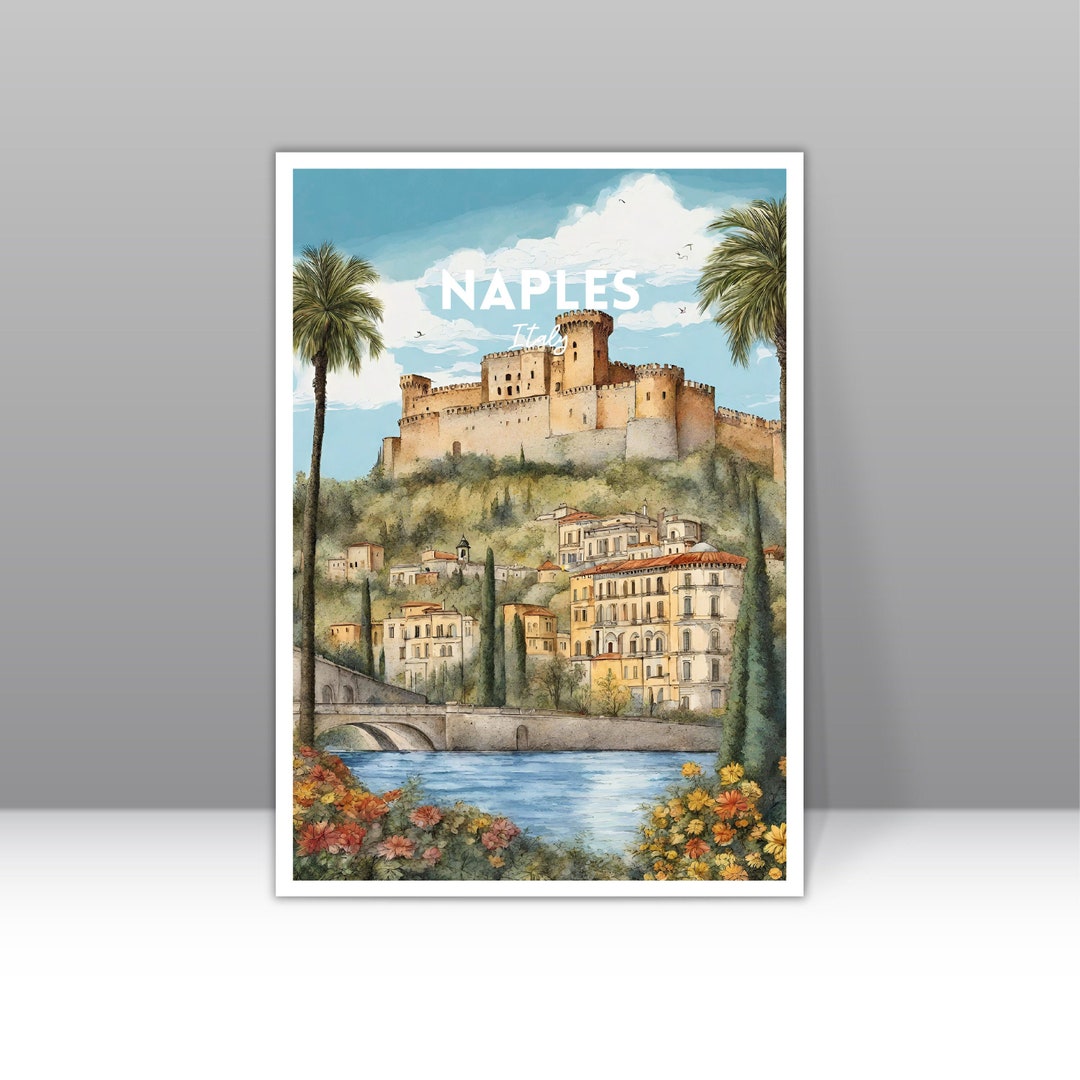 Naples Digital Download, Naples Poster Print, Naples Wall Art, Naples ...