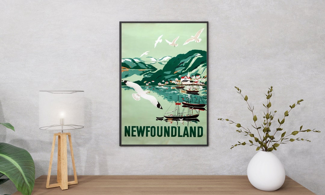 Newfoundland Poster Printnewfoundland Travel - Etsy UK