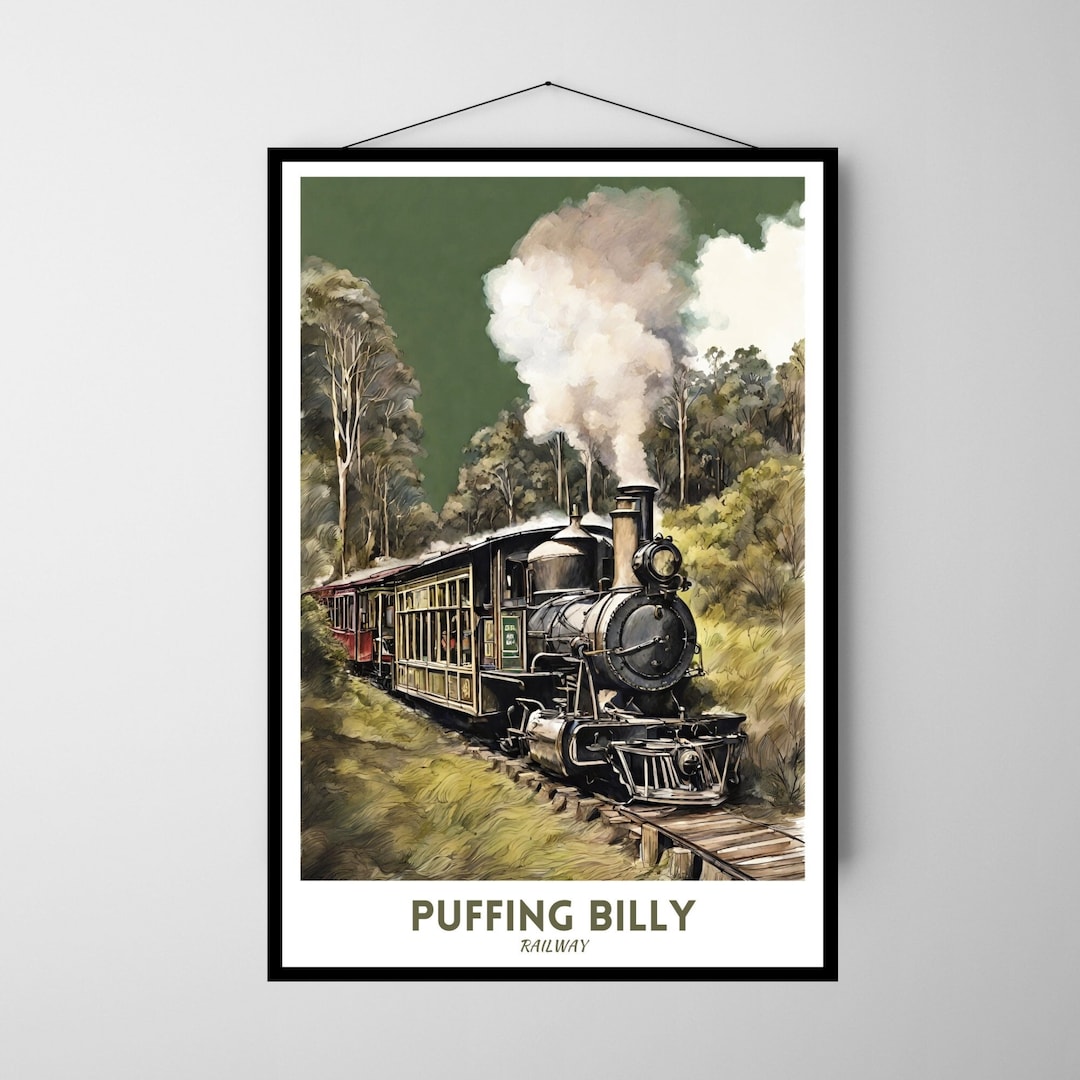 Puffing Billy Railway Digital Download, Puffing Billy Railway Poster ...