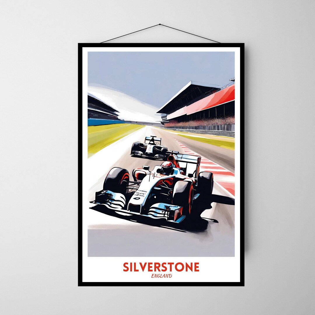 Silverstone Digital Download, Silverstone Poster Print, Silverstone ...