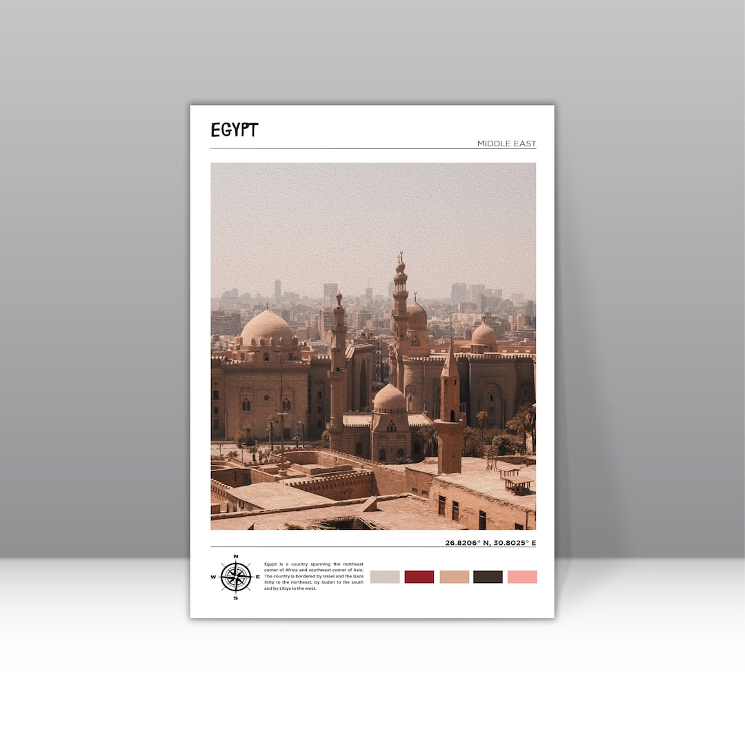 Egypt Digital Download, Egypt Poster Print, Egypt Poster, Egypt Print ...