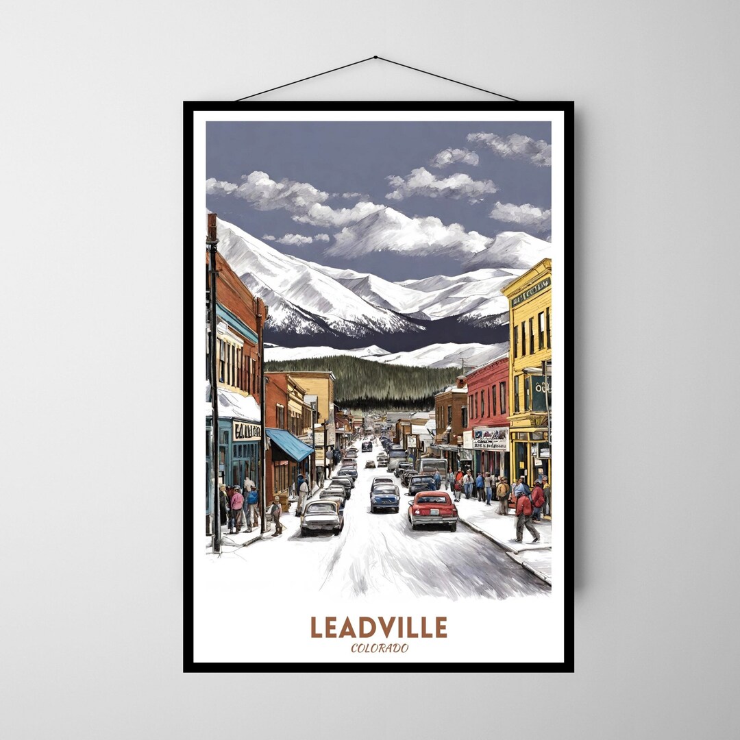 Leadville Digital Download, Leadville Poster Print, Leadville Poster ...