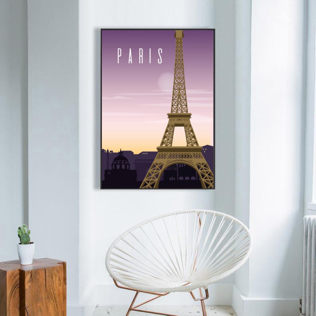 Paris Poster Print, Paris Travel Poster, Paris Print, Paris Wall Decor ...