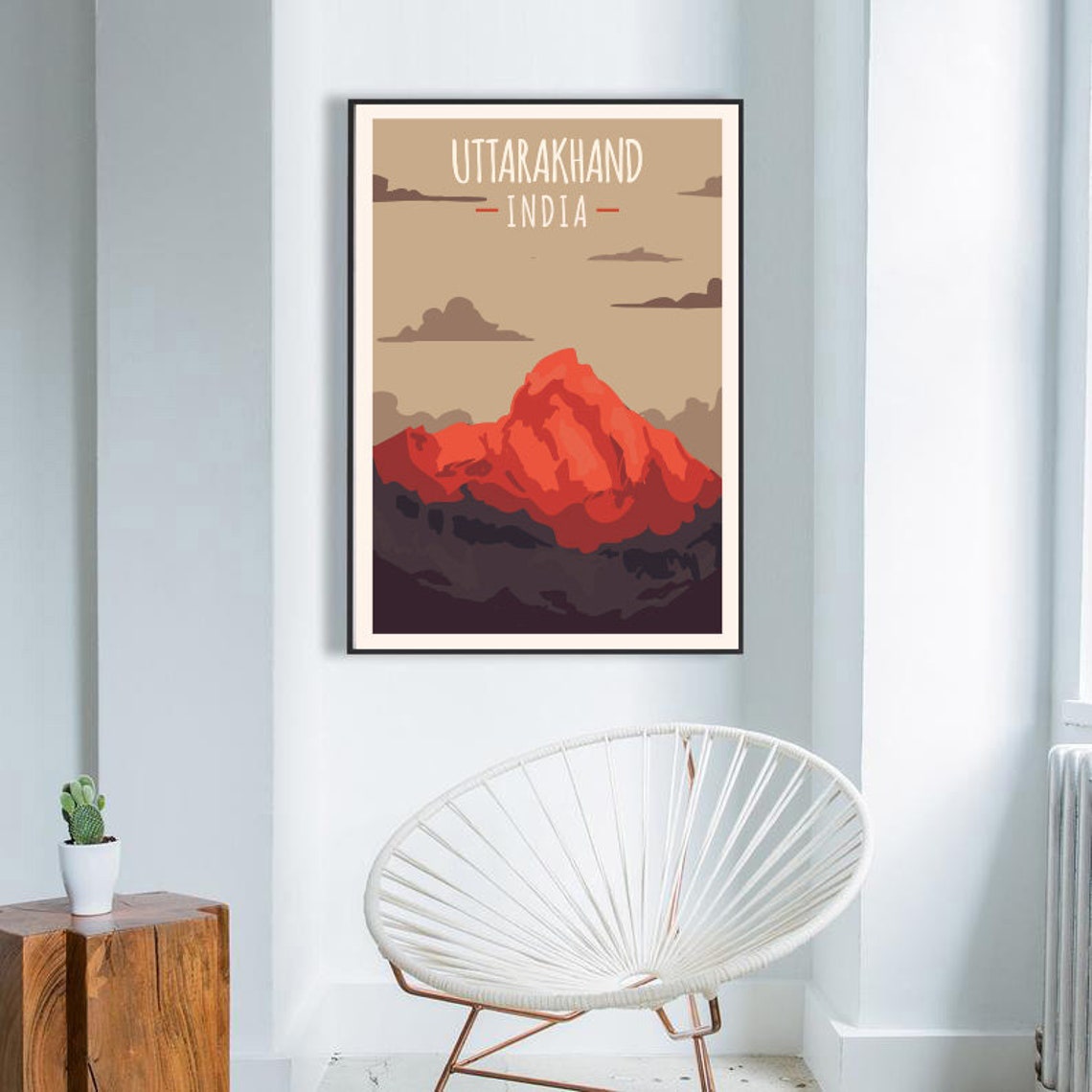 Uttarakhand Poster Print Uttarakhand Travel Poster - Etsy