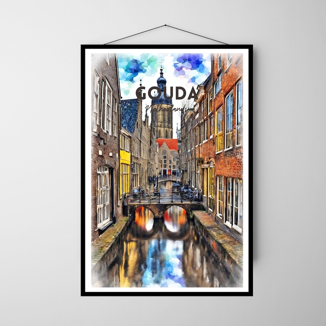 Gouda Digital Download, Gouda Poster Print, Gouda Poster, Gouda Print ...