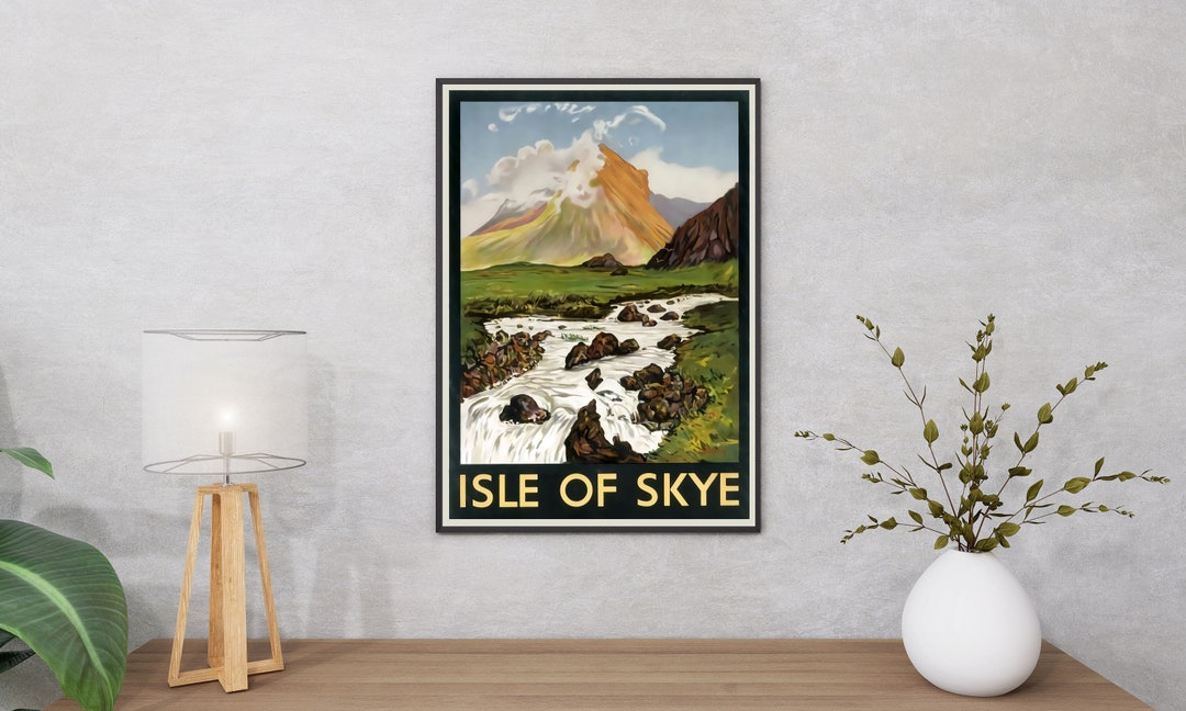 Scotland Poster Print, Scotland Travel Poster, Scotland Print, Scotland ...