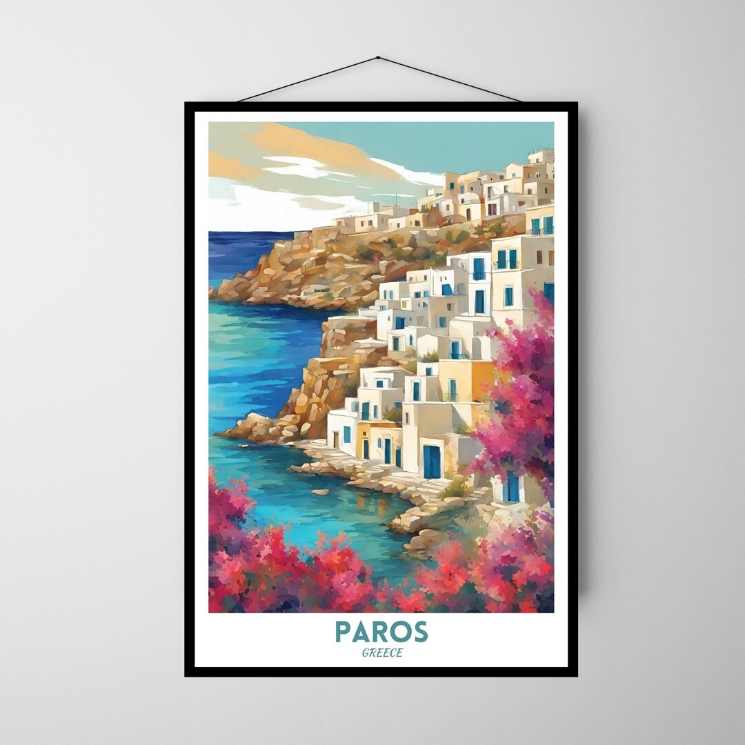 Paros Digital Download, Paros Poster Print, Paros Poster, Paros Print ...