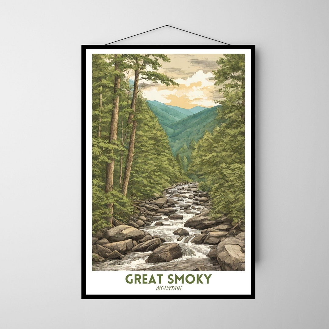 Great Smoky Mountains Digital Download, Great Smoky Print, Great Smoky ...