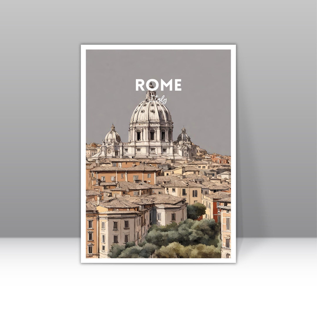 Rome Digital Download, Rome Poster Print, Rome Poster, Rome Print, Rome ...