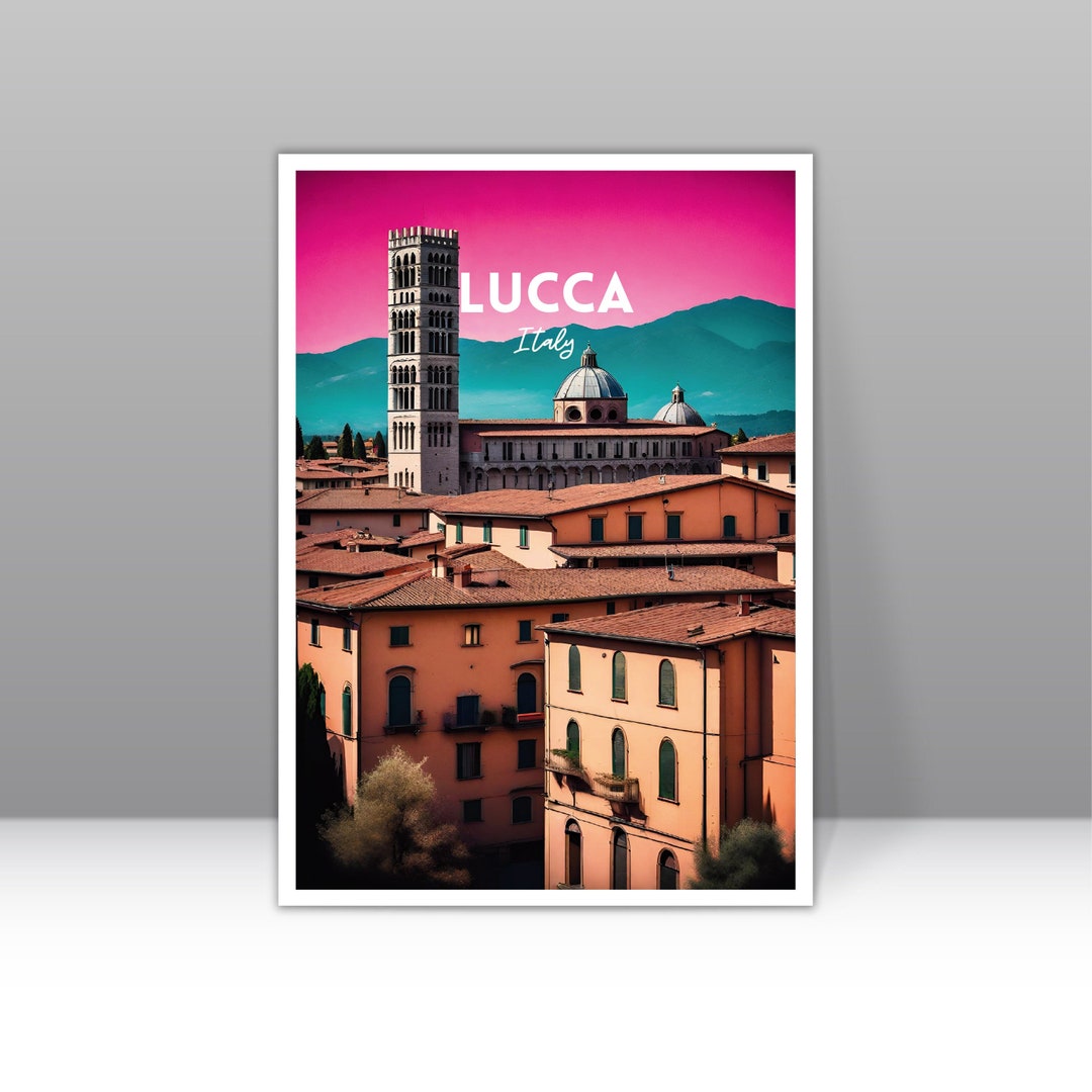 Lucca Digital Download, Lucca Poster Print, Lucca Poster, Lucca Print ...