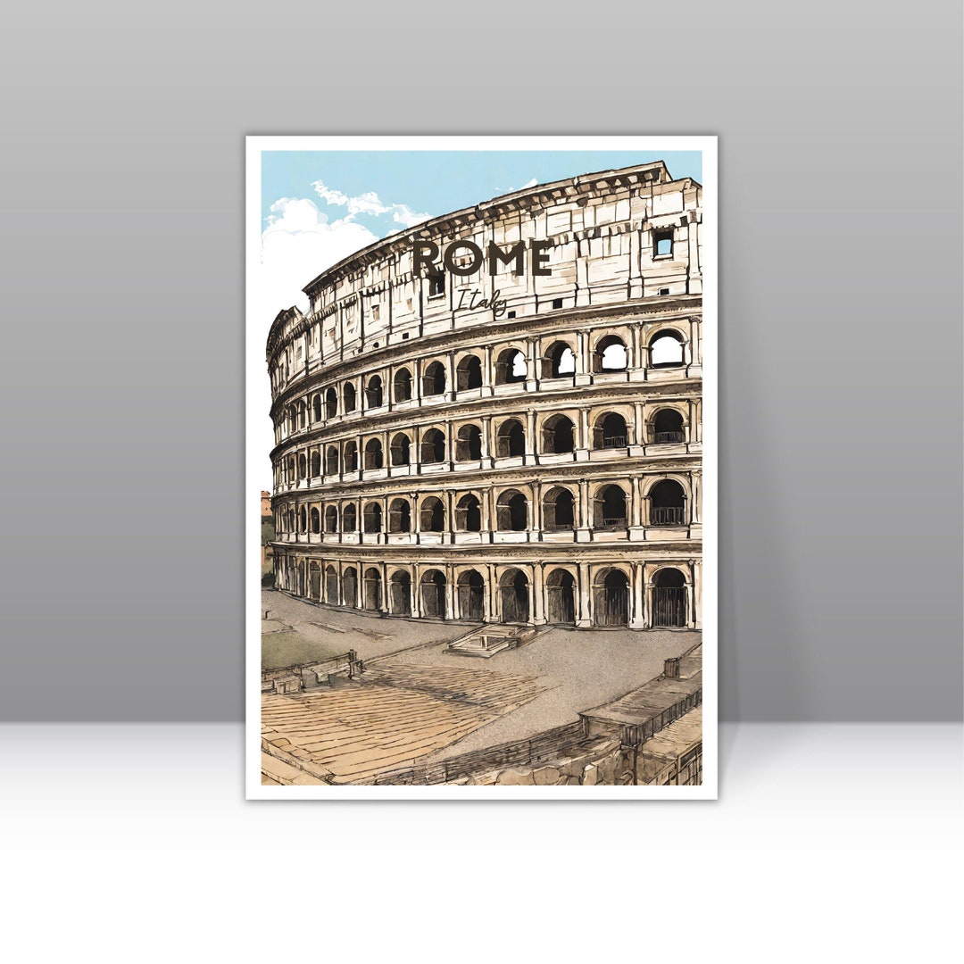 Rome Digital Download, Rome Poster Print, Rome Poster, Rome Print, Rome ...