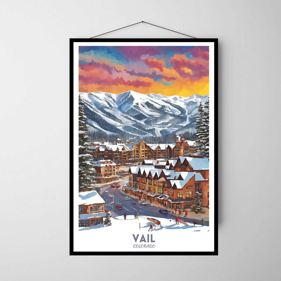 Vail Digital Download, Vail Poster Print, Vail Poster, Vail Print, Vail ...