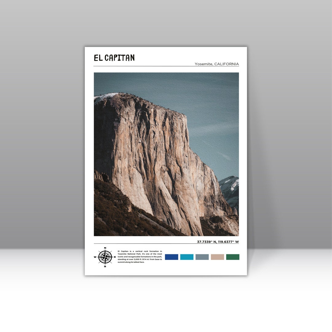 El Capitan Digital Download, El Capitan Poster Print, El Capitan Wall ...