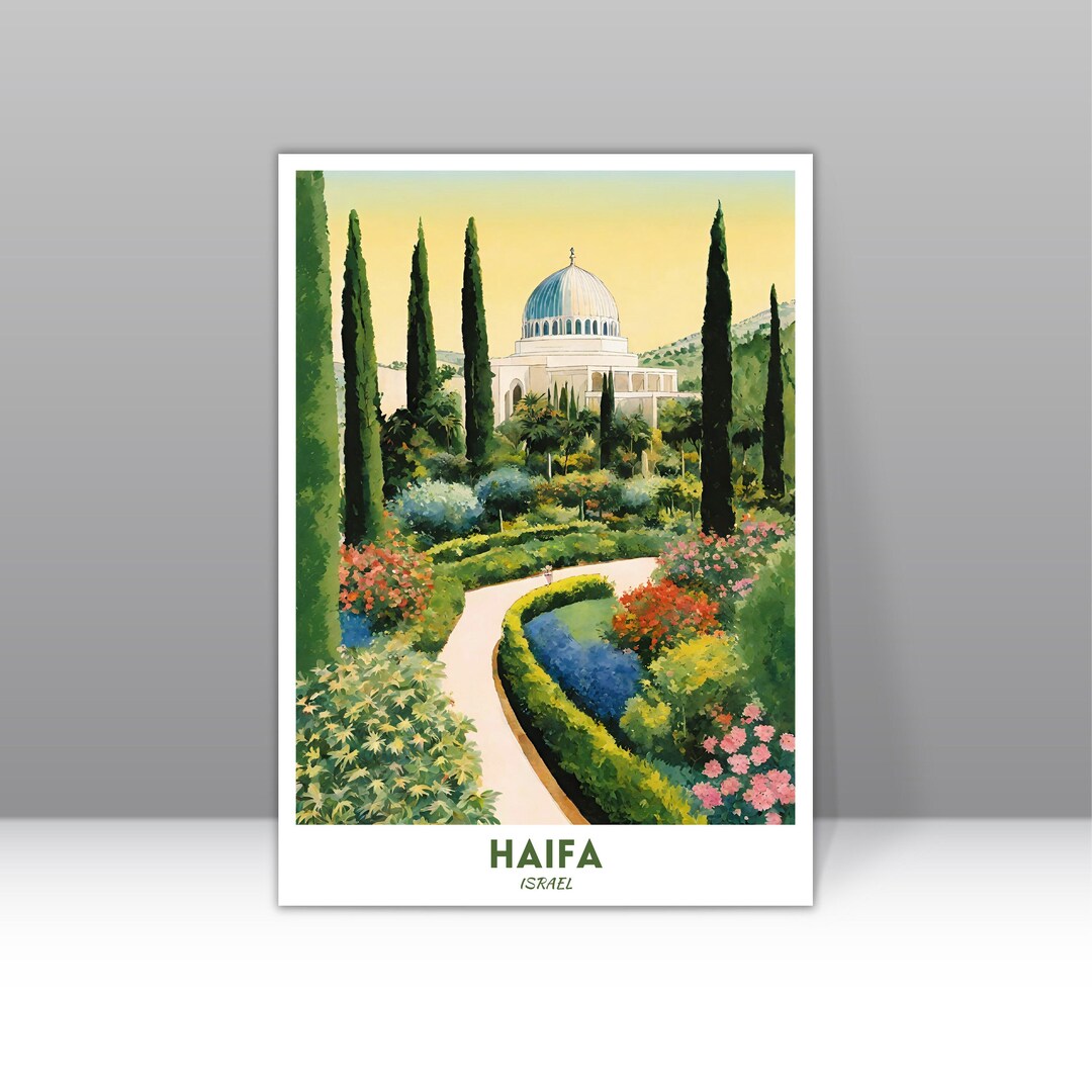 Haifa Digital Download, Haifa Poster Print, Haifa Poster, Haifa Print ...