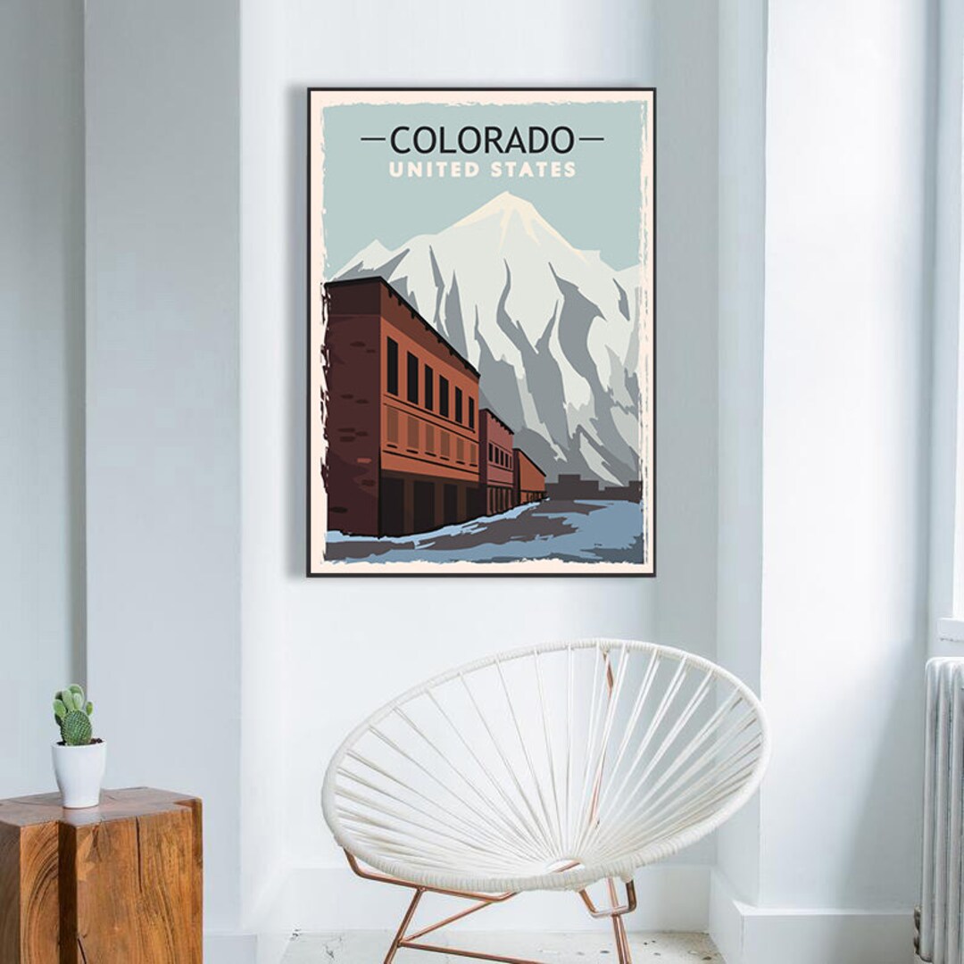 Colorado Poster Print, Colorado Travel Poster, Colorado Print,colorado ...