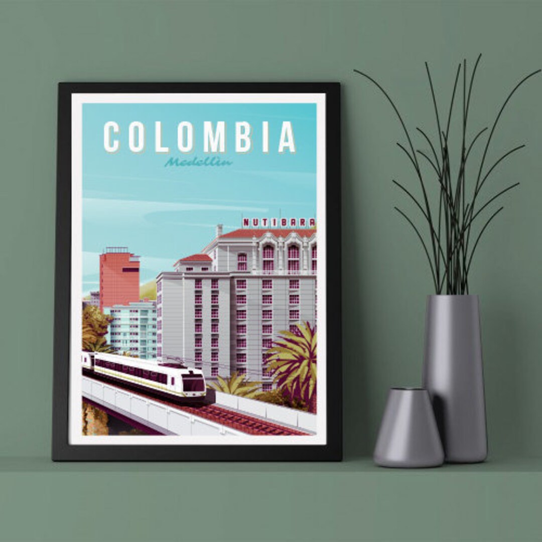 Colombia Poster Print, Colombia Travel Poster, Colombia Poster ...