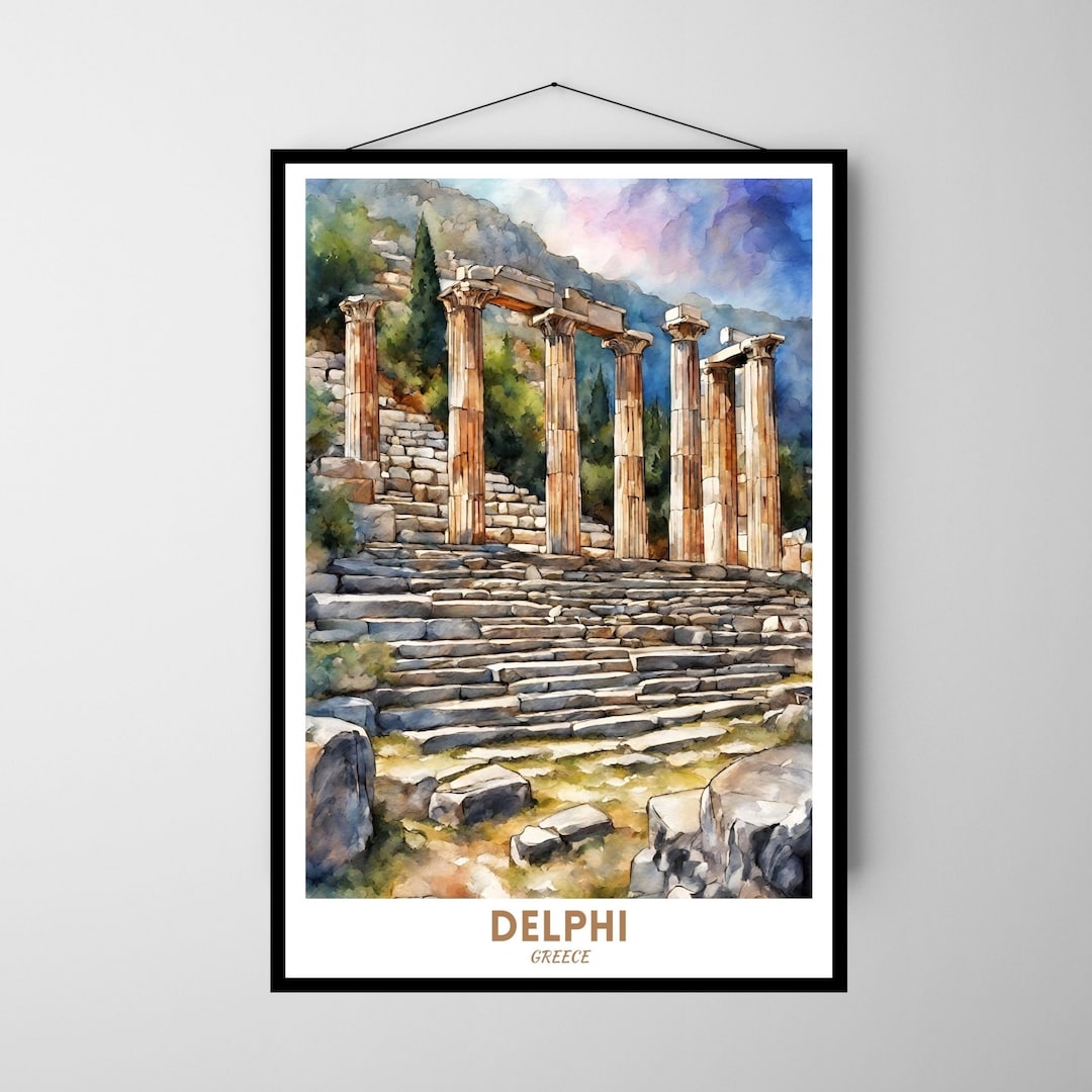 Delphi Digital Download, Delphi Poster Print, Delphi Poster, Delphi ...