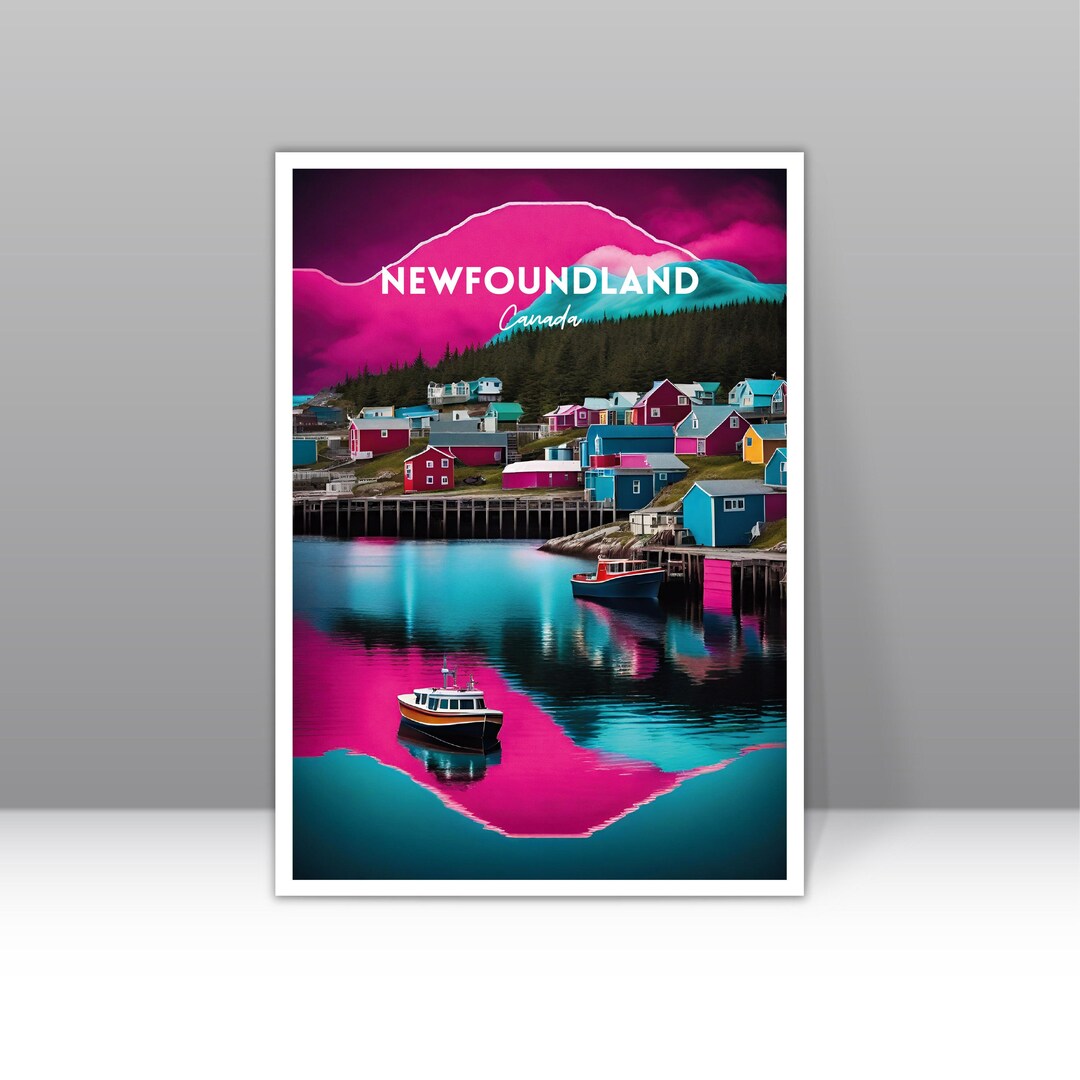 Newfoundland Digital Download, Newfoundland Poster Print, Newfoundland ...
