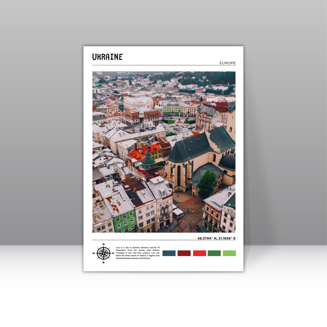 Ukraine Digital Download, Ukraine Poster Print, Ukraine Poster, Ukraine ...