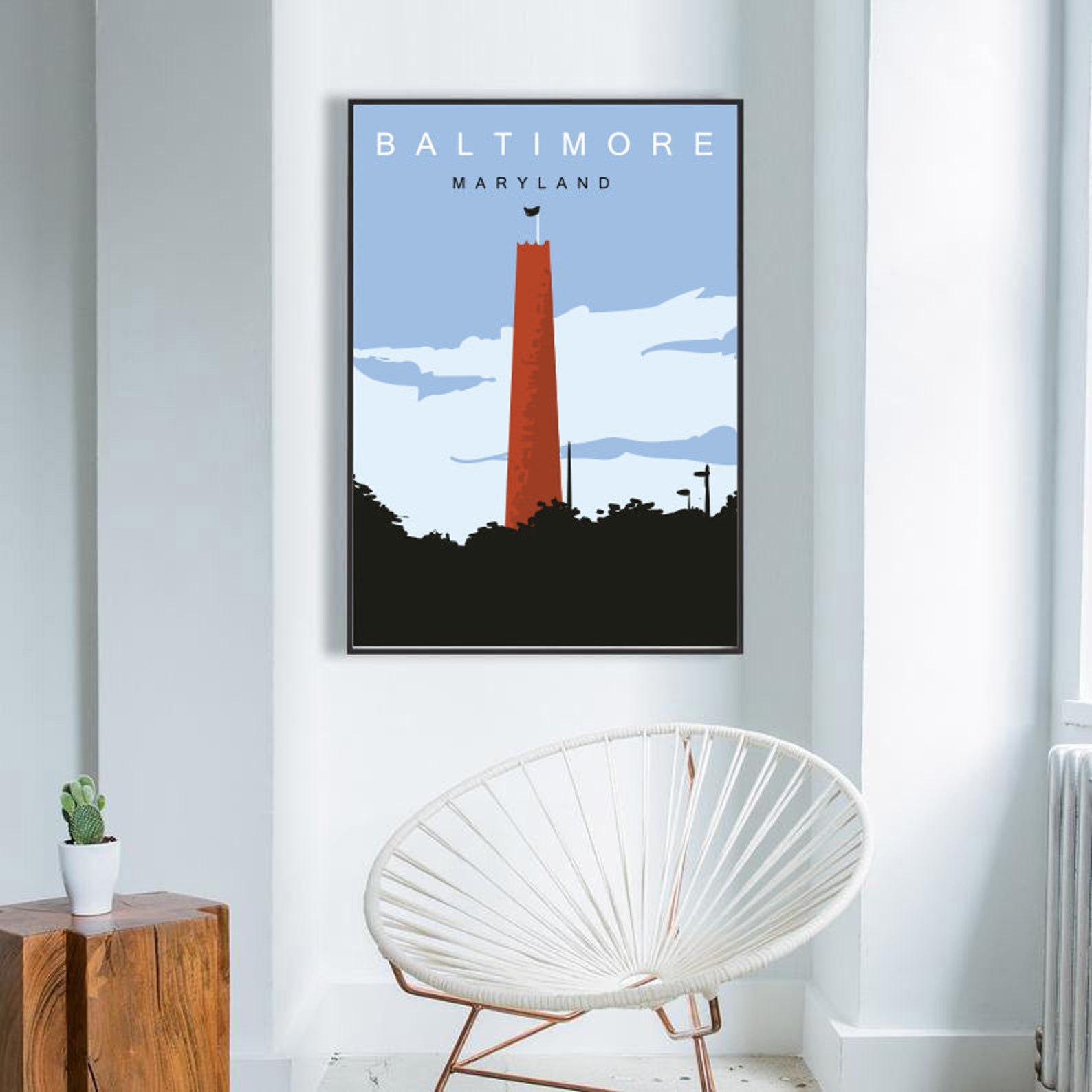 Baltimore Maryland Posters Vintage Travel Poster Travel - Etsy