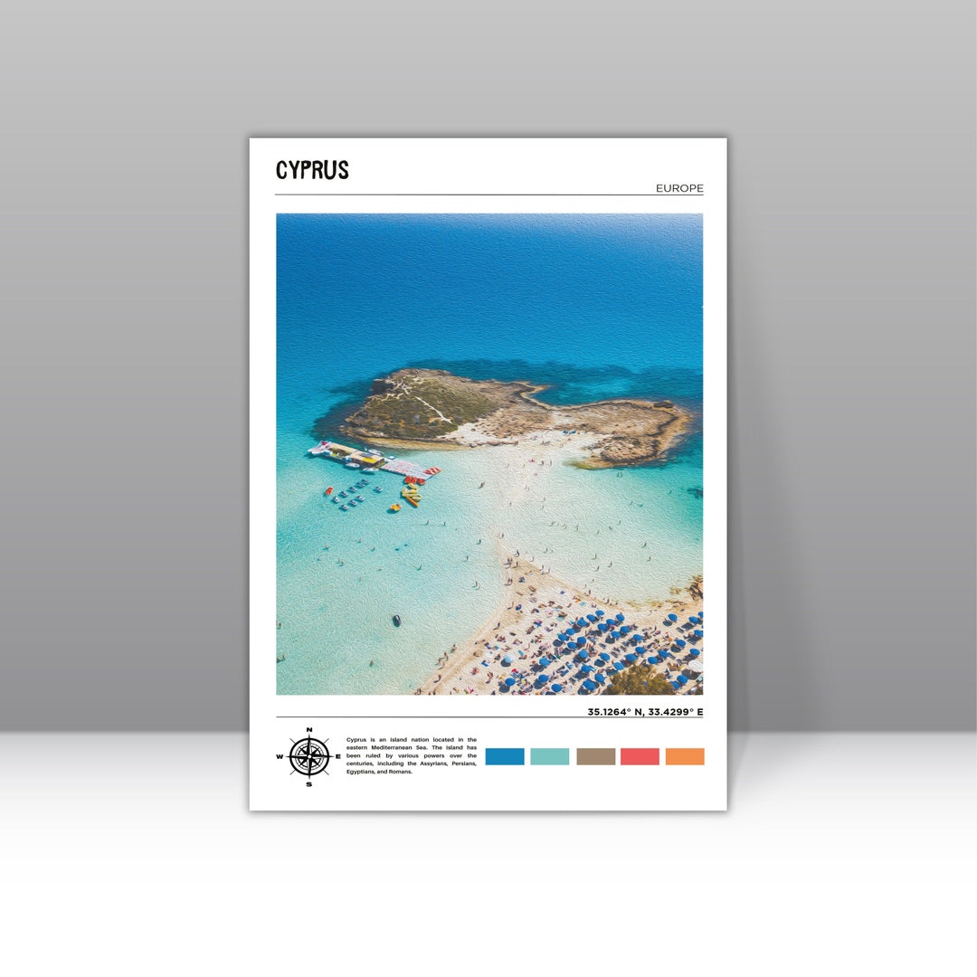 Cyprus Digital Download, Cyprus Poster Print, Cyprus Poster, Cyprus Print, Cyprus Photo, Cyprus ...