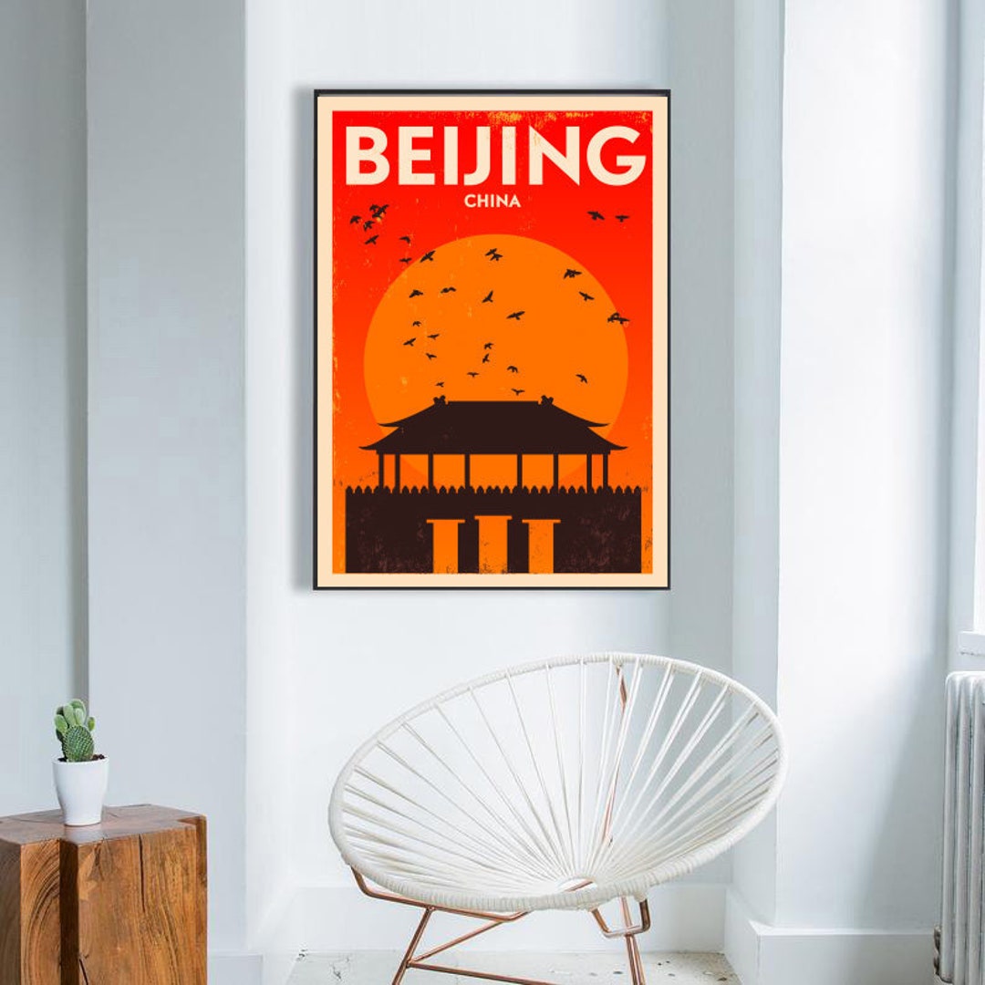 Beijing Poster Print, Beijing Travel Poster, Beijing Print, Beijing ...