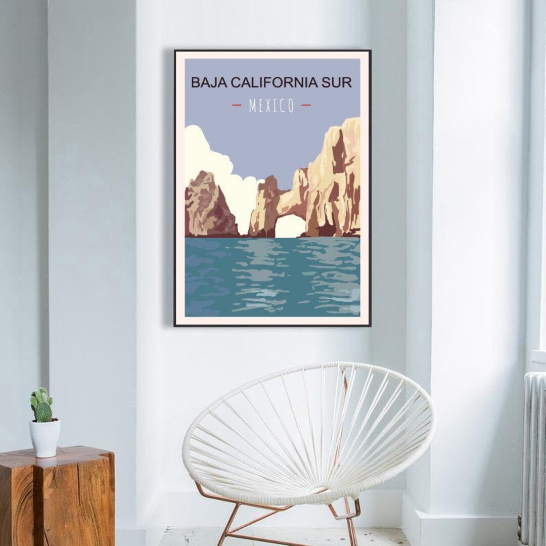 Baja California Sur Poster Print, Baja California Sur Travel Poster ...