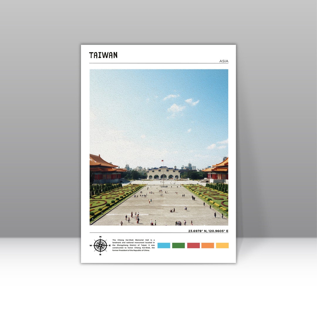 Taiwan Digital Download, Taiwan Poster Print, Taiwan Poster, Taiwan ...