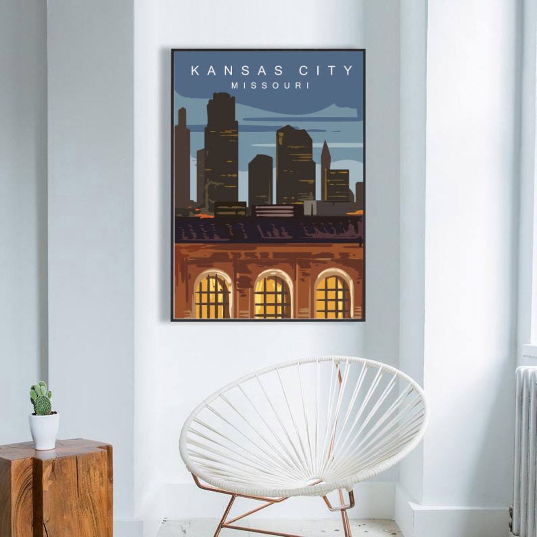 Kansas Poster Print, Kansas Travel Poster, Kansas Print, Kansas Poster ...