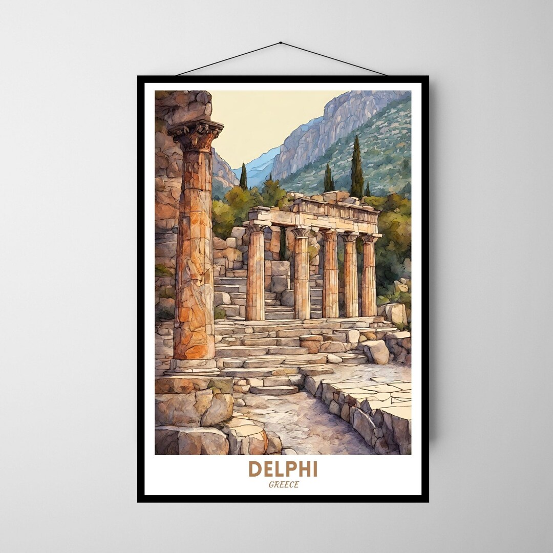 Delphi Digital Download, Delphi Poster Print, Delphi Poster, Delphi ...