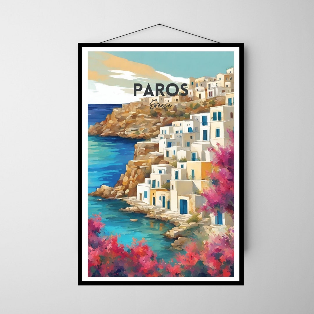 Paros Digital Download, Paros Poster Print, Paros Poster, Paros Print ...