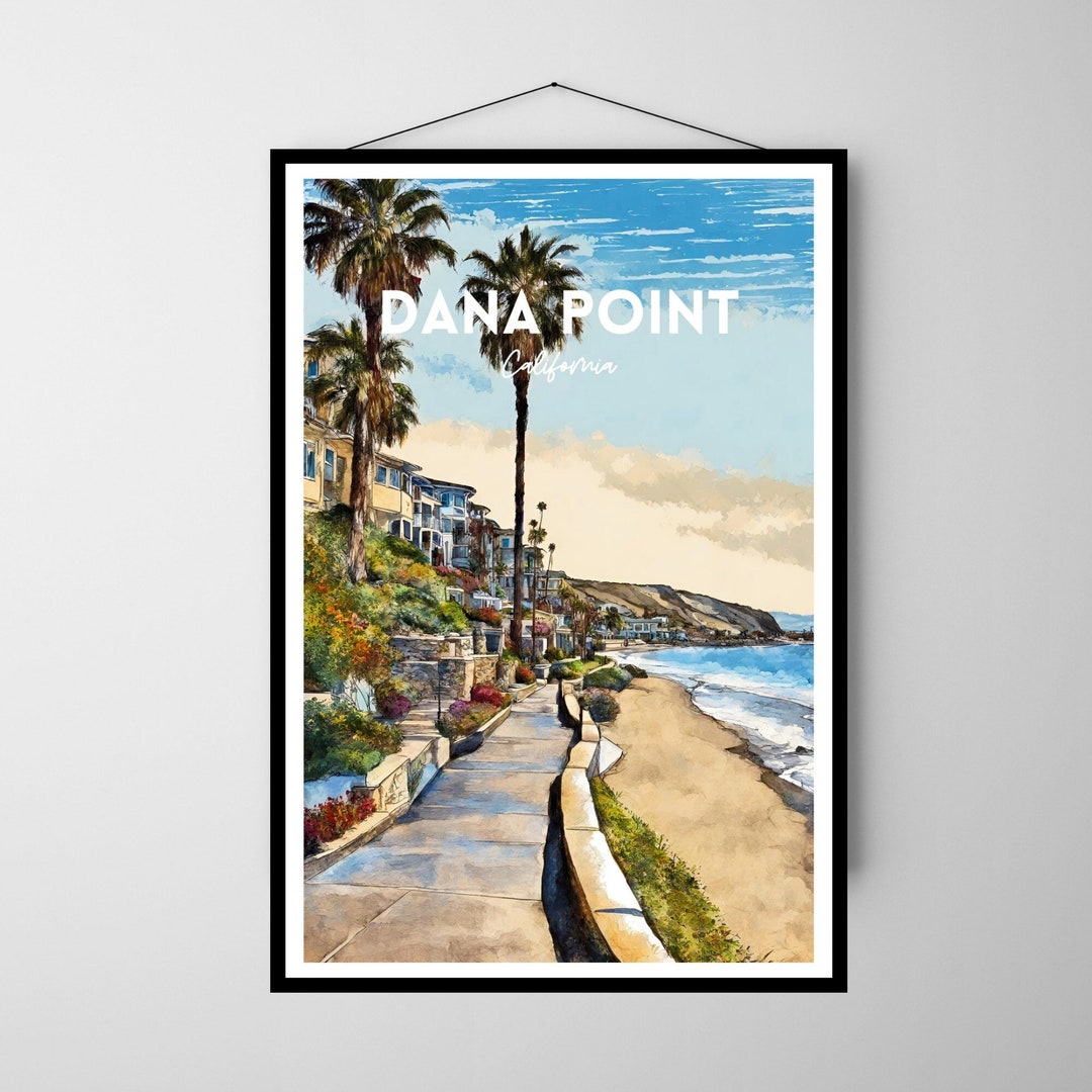 Dana Point Digital Download, Dana Point Poster Print, Dana Point Poster ...