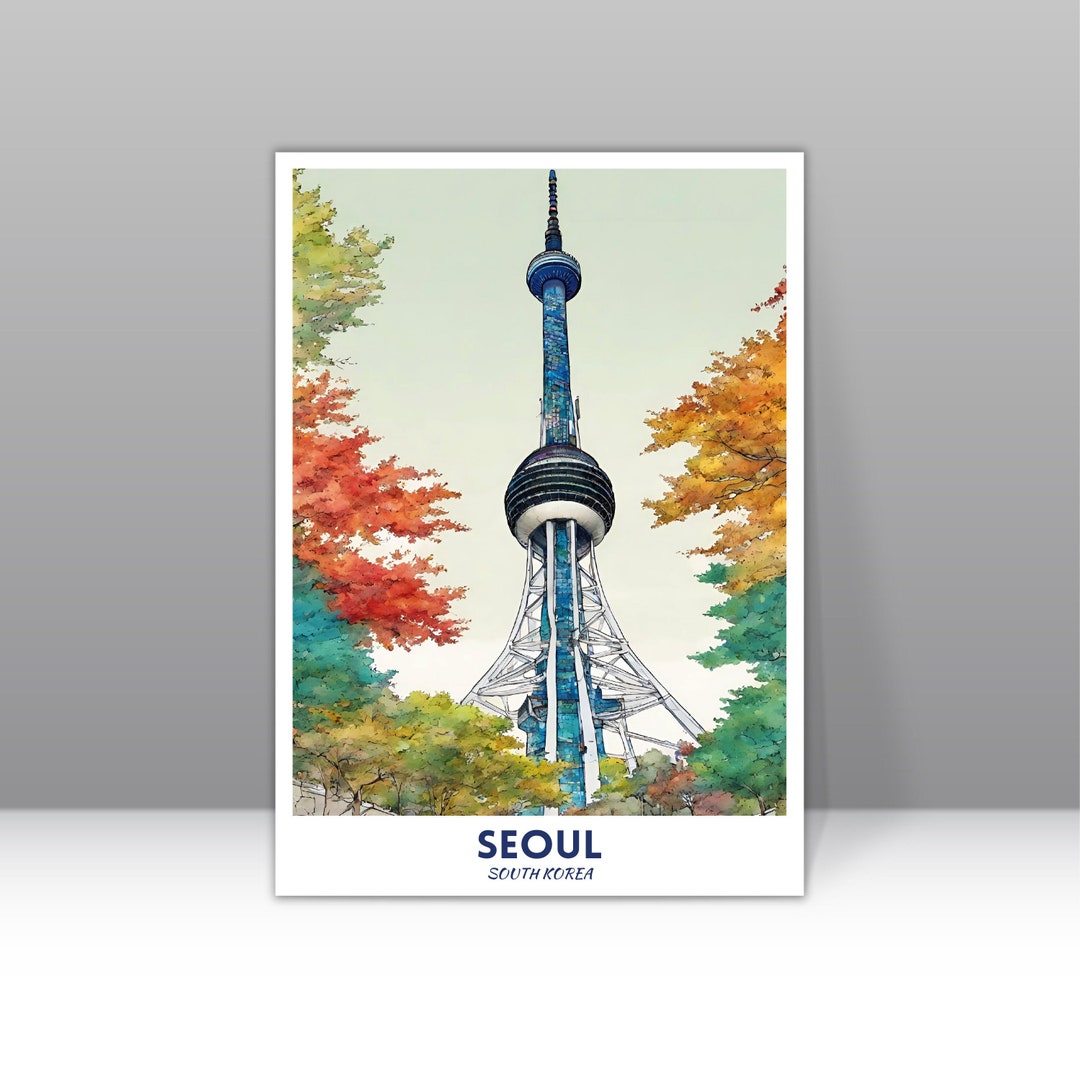 Seoul Print Seoul Wall Art Seoul Poster Seoul Photo Seoul - Etsy
