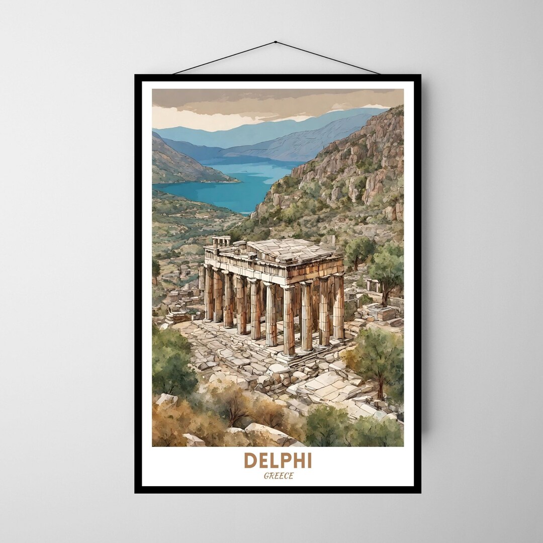 Delphi Digital Download, Delphi Poster Print, Delphi Poster, Delphi ...