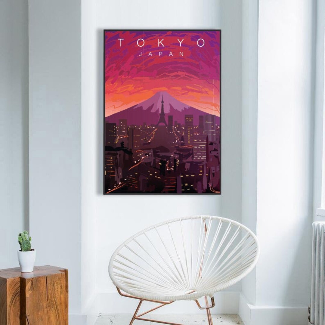 Tokyo Poster Print, Tokyo Travel Poster,tokyo Poster,japan Poster,japan ...