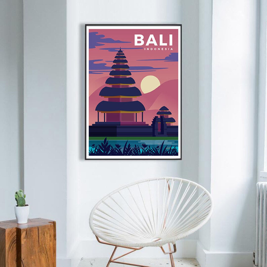 Bali Poster Print, Bali Travel Poster, Indonesia Print, Bali Poster ...