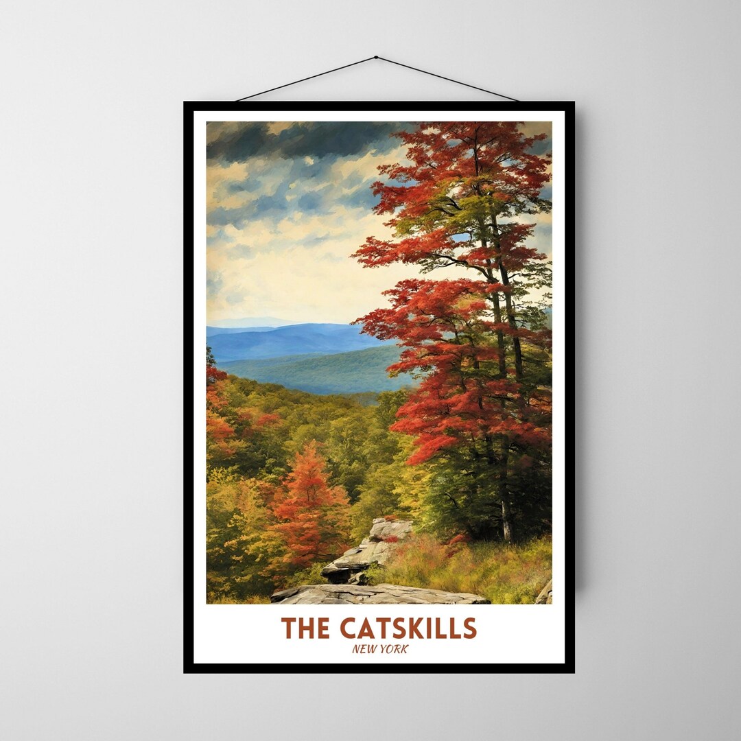 The Catskills Digital Download, the Catskills Poster Print, the ...