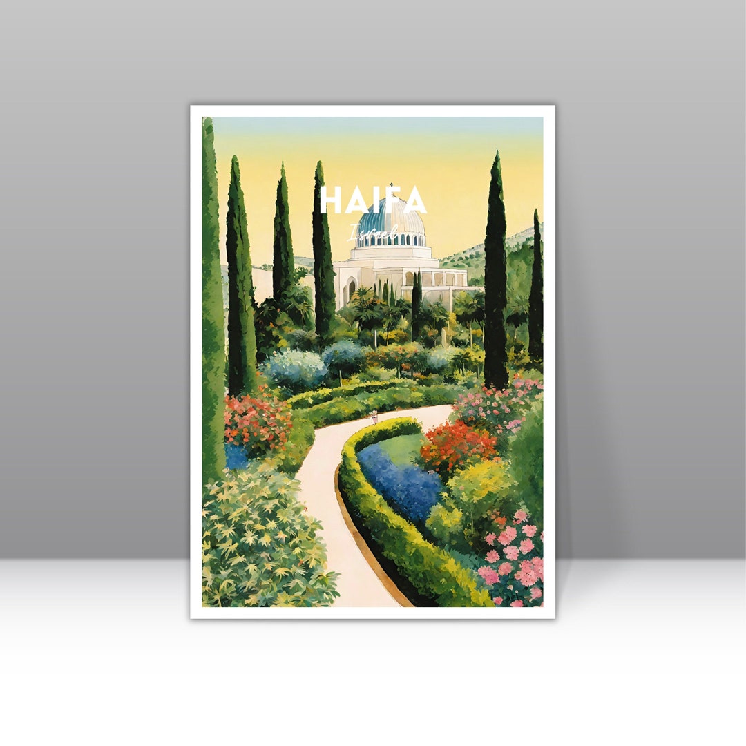 Haifa Digital Download, Haifa Poster Print, Haifa Poster, Haifa Print ...