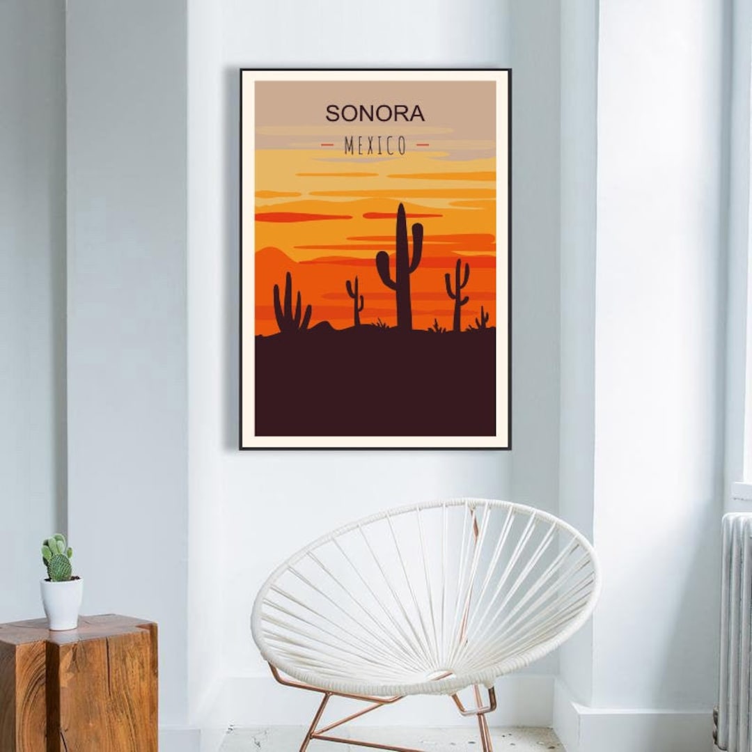 Sonora Poster Print, Sonora Travel Poster, Mexico Poster Print, Sonora ...