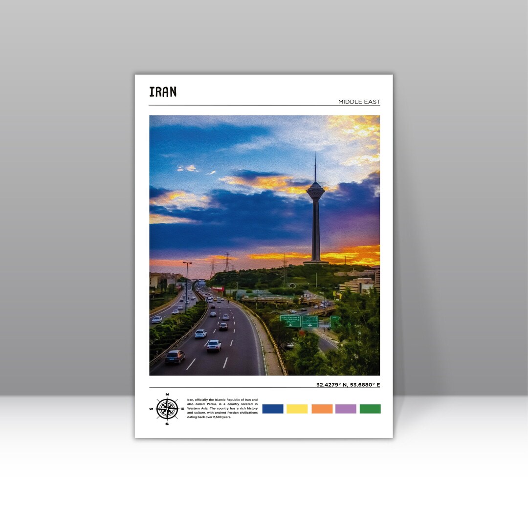 Iran Digital Download, Iran Poster Print, Iran Poster, Iran Print, Iran ...