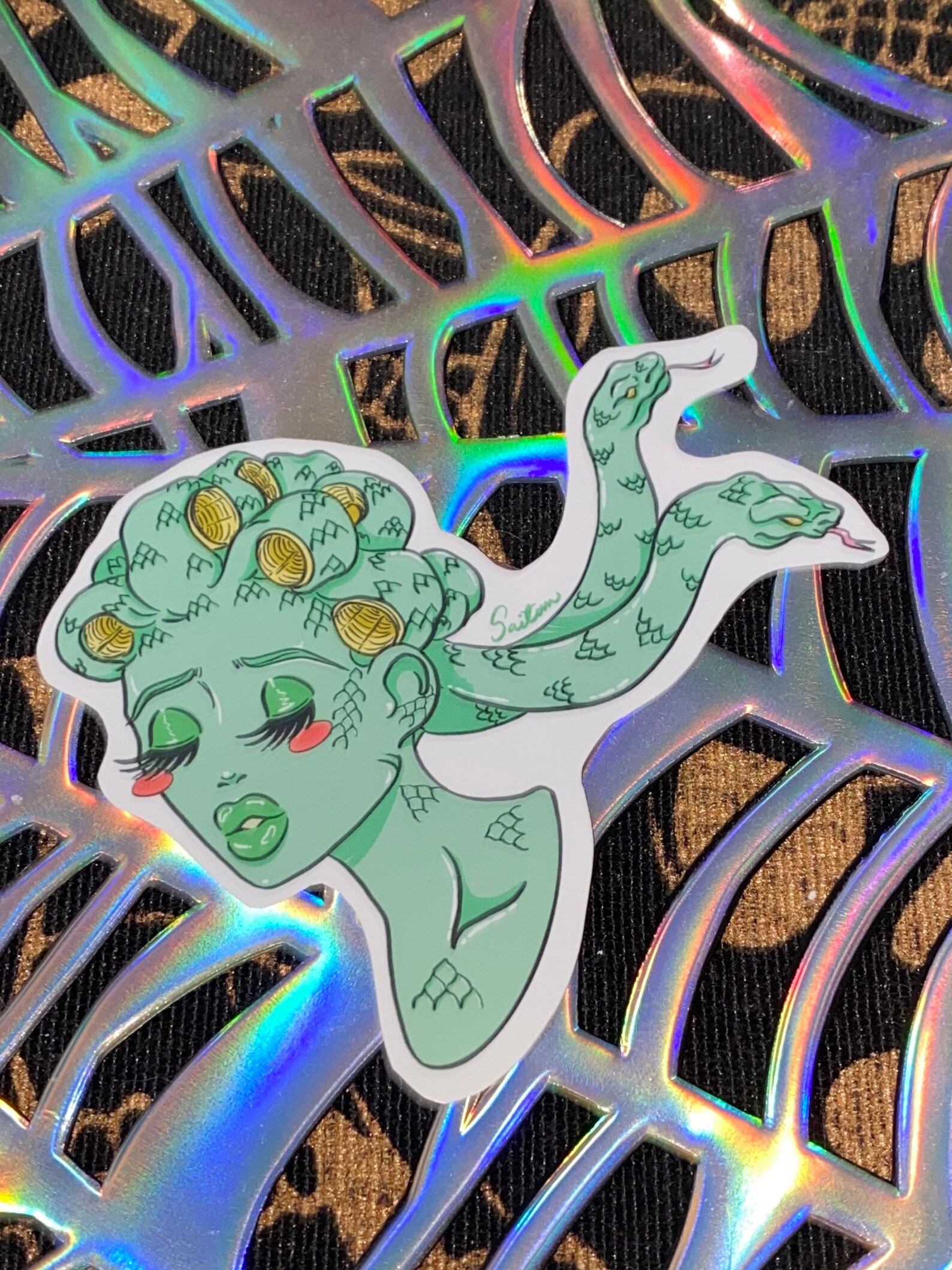 Kawaii Medusa Sticker - Etsy