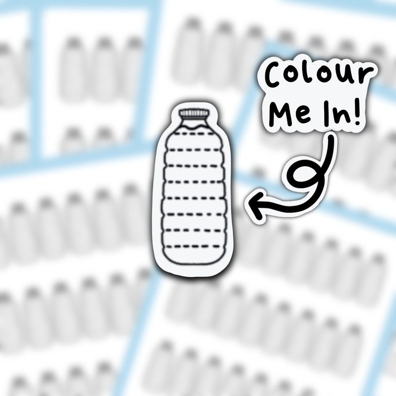 PRINTABLE Hydration Tracker Interactive Hydration Tracker Perfect for ...