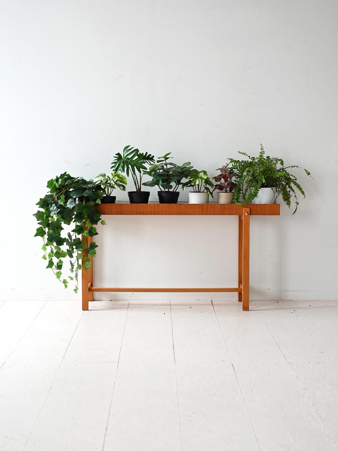 Vintage Scandinavian Teak Planter With Brass Details and Metal Liner - Etsy