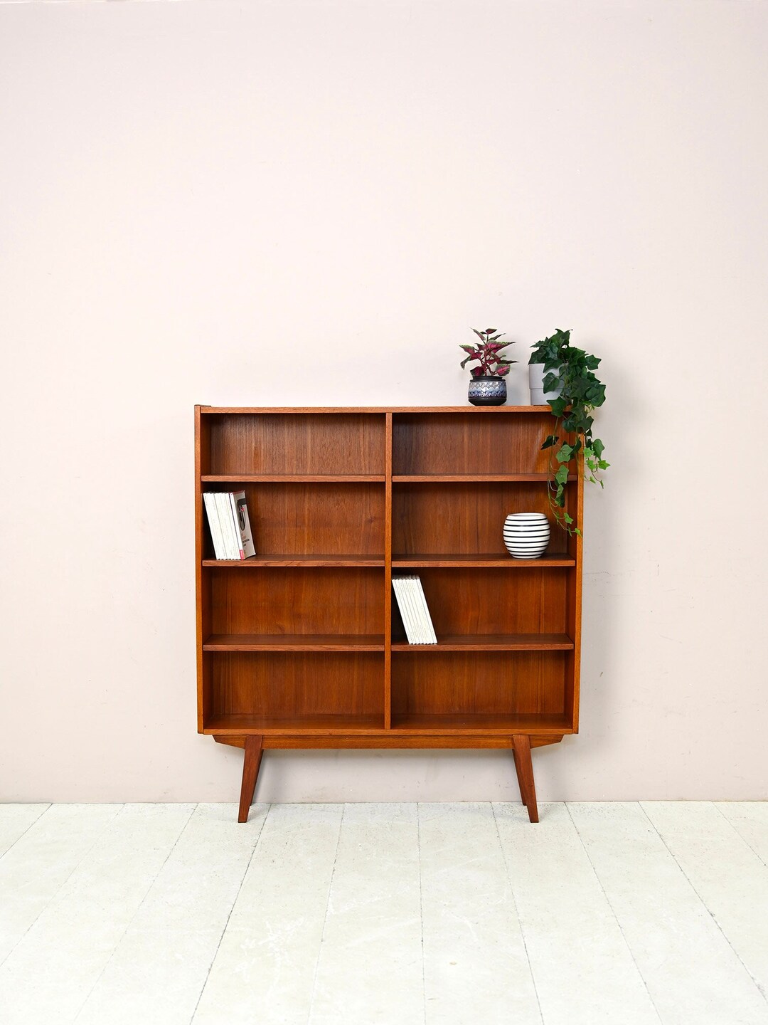 Midcentury Scandinavian Bookcase in Teak Original 60s Danish - Etsy