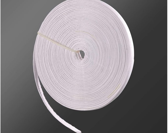 Bias Covered Boning 1/4 White and Black Sewable Boning for Sewing ...