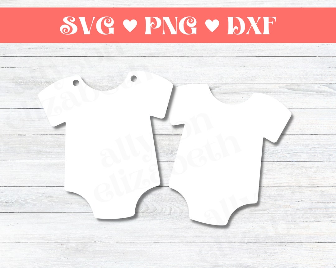 Baby Onesie Shape Cut File, Baby Shower Onesie Banner, Printable Baby ...