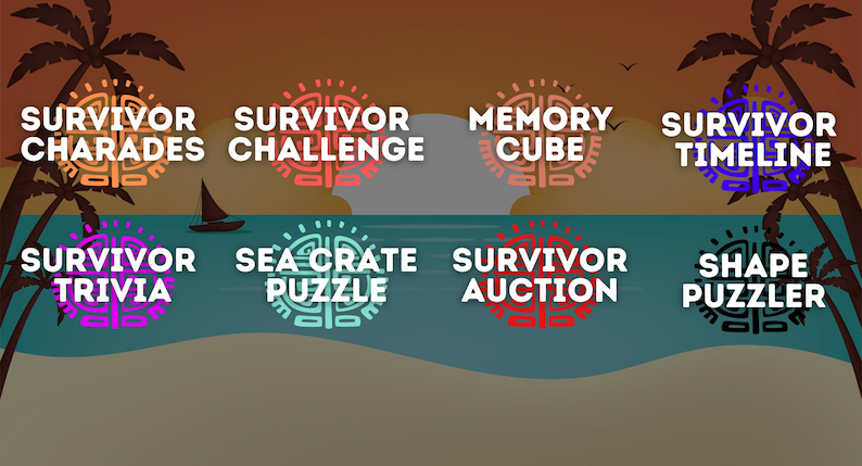 Survivor Party Game Survivor Challenges for Kids Survivor Games for ...